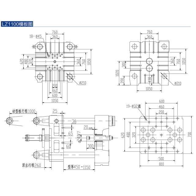 1100T Cold Chamber Hydraulic Pressure Die Casting Machine - Buy large ...